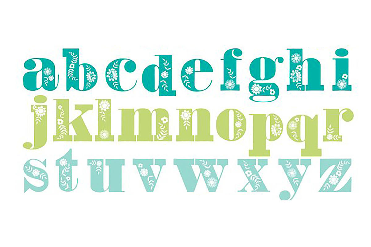 Anna Mae Lowercase Font, a Serif Font by shawnanonna