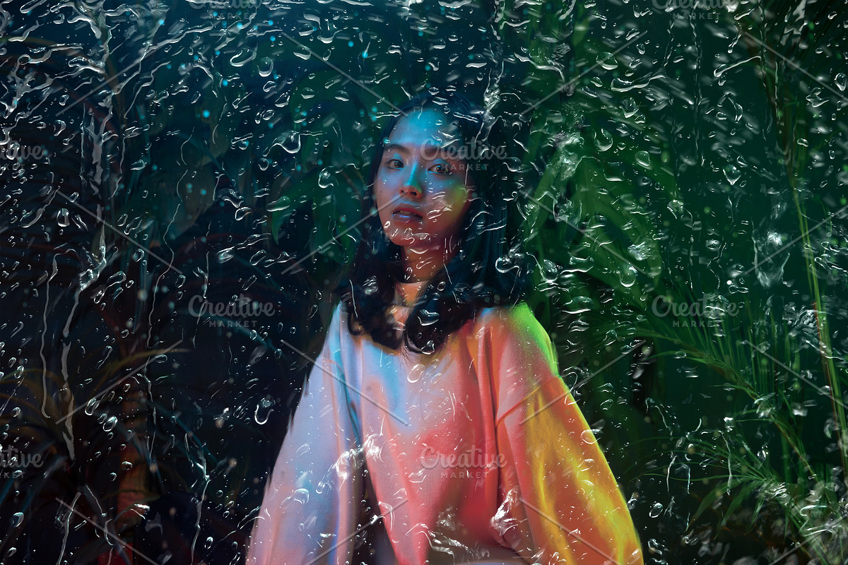 15 Realistic Rain Drop Overlays, an Object Graphic by smishura