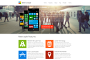 Metro Windows 8 App Showcase, a Bootstrap Template by Surjith SM