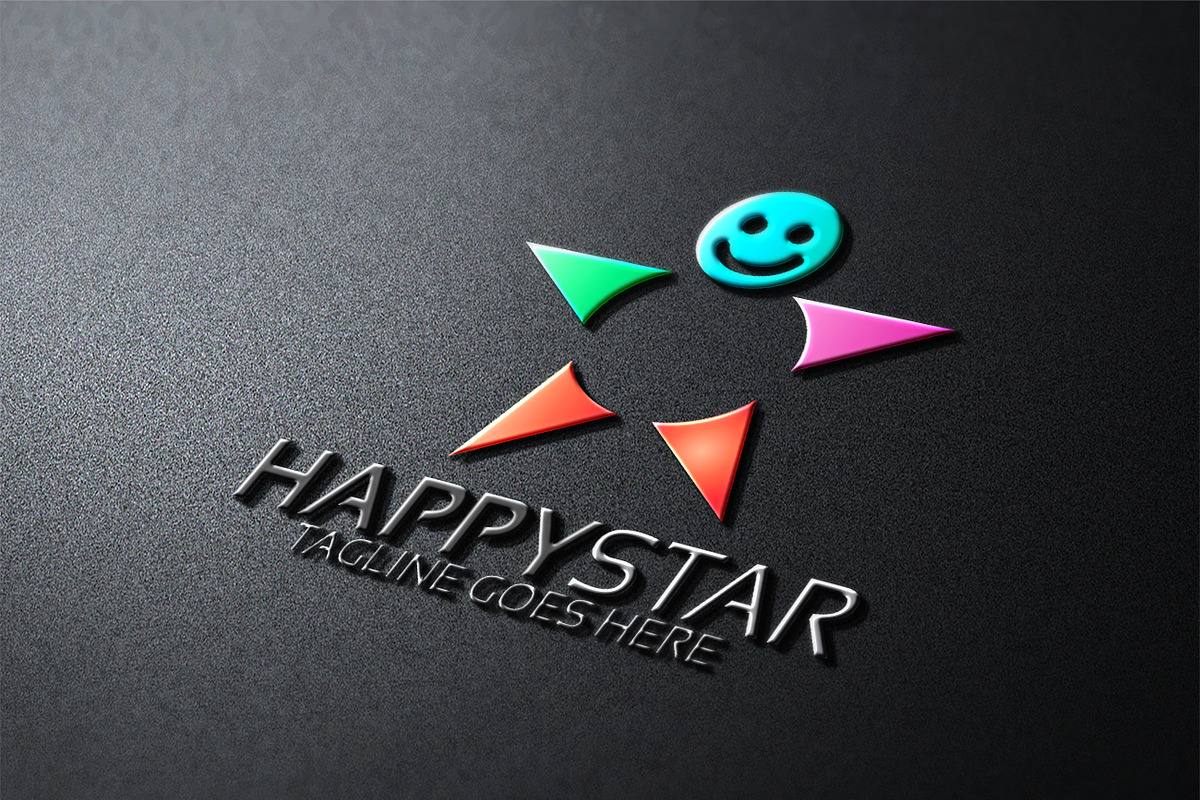 Happy Star Logo, a Branding & Logo Template by Josuf Media