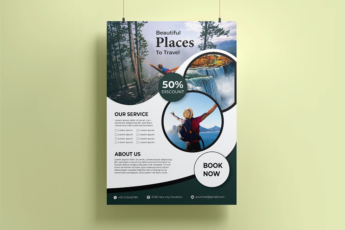 Travel Agency Business Flyer Design
