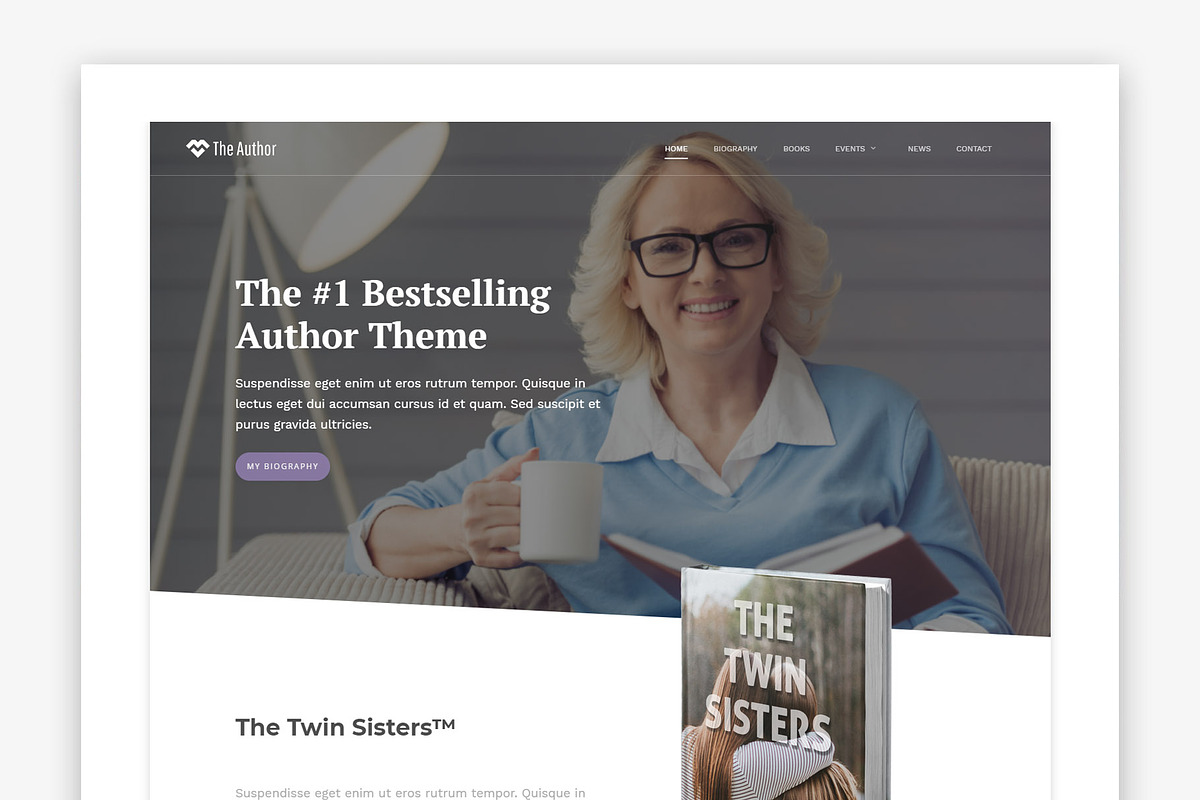 The Author - WordPress Author Theme, a WordPress Template by ...