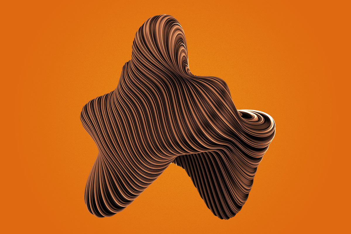 Morph: Bursting 3D Shapes, a Texture Graphic by Chroma Supply