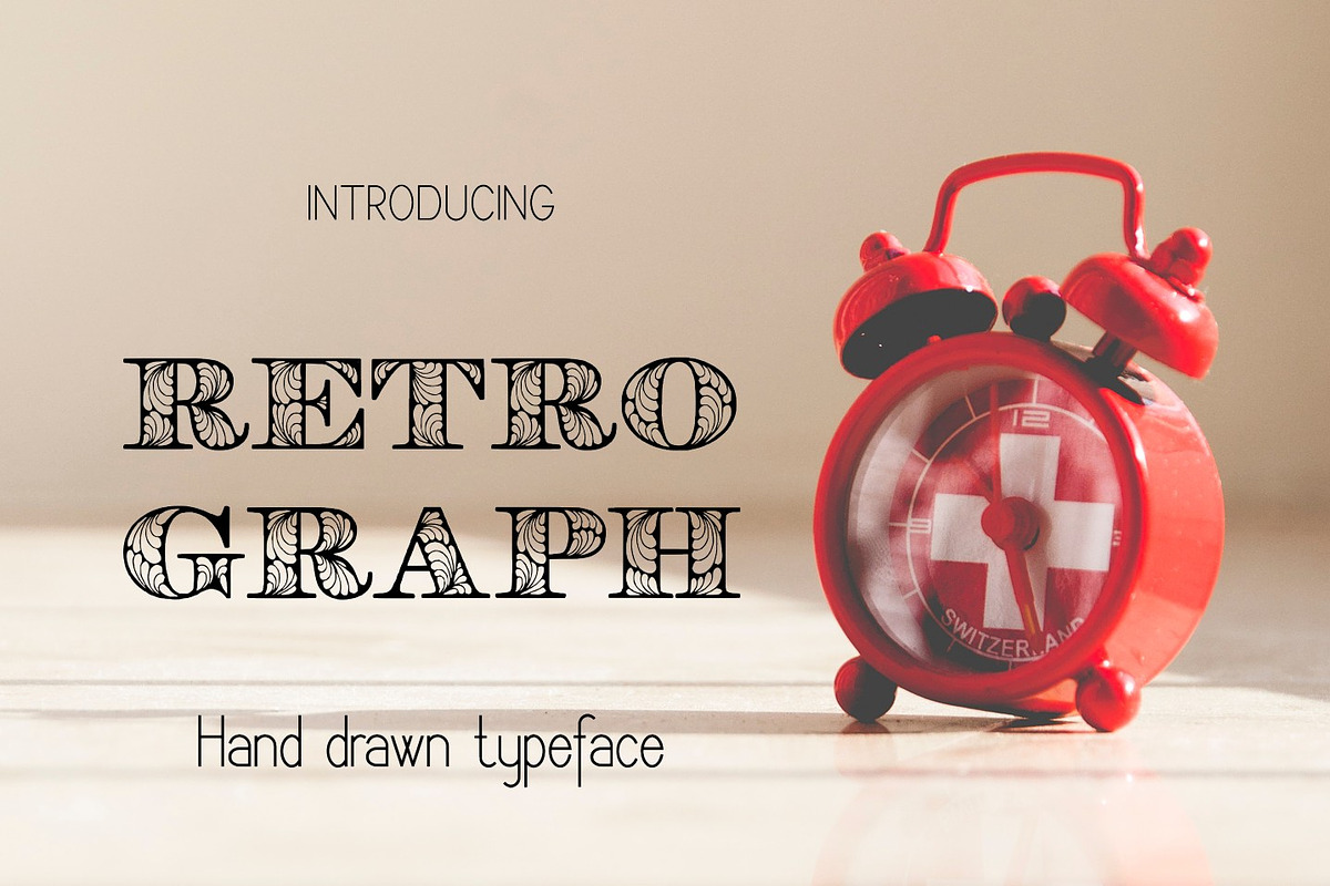 Retrograph Font, a Font by Digital Typeface Studio | Creative Market