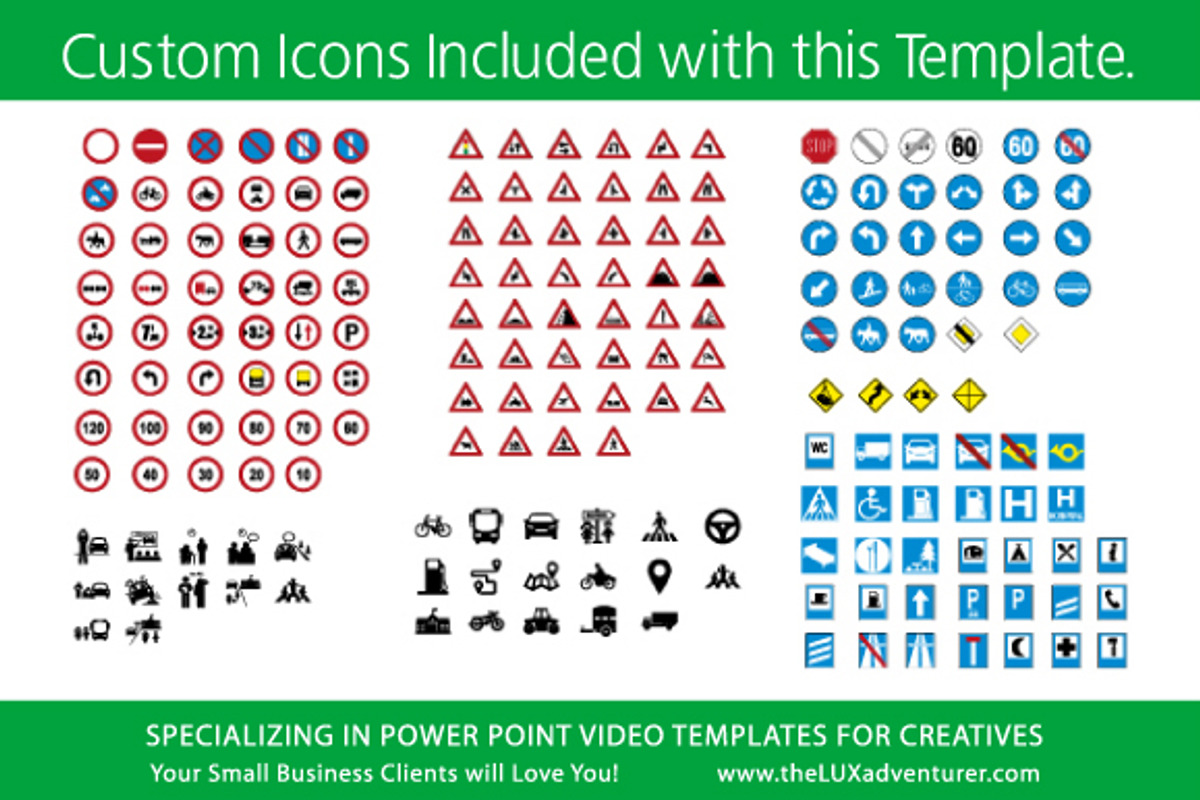 Driving School Power Point Template, a Presentation Template by Kathy ...