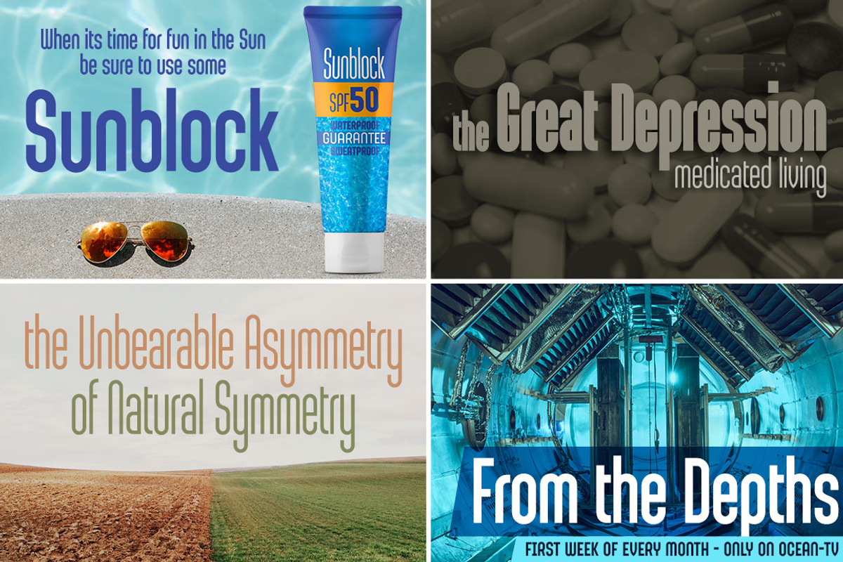 Sunblock Collection, a Sans Serif Font by GRYPE