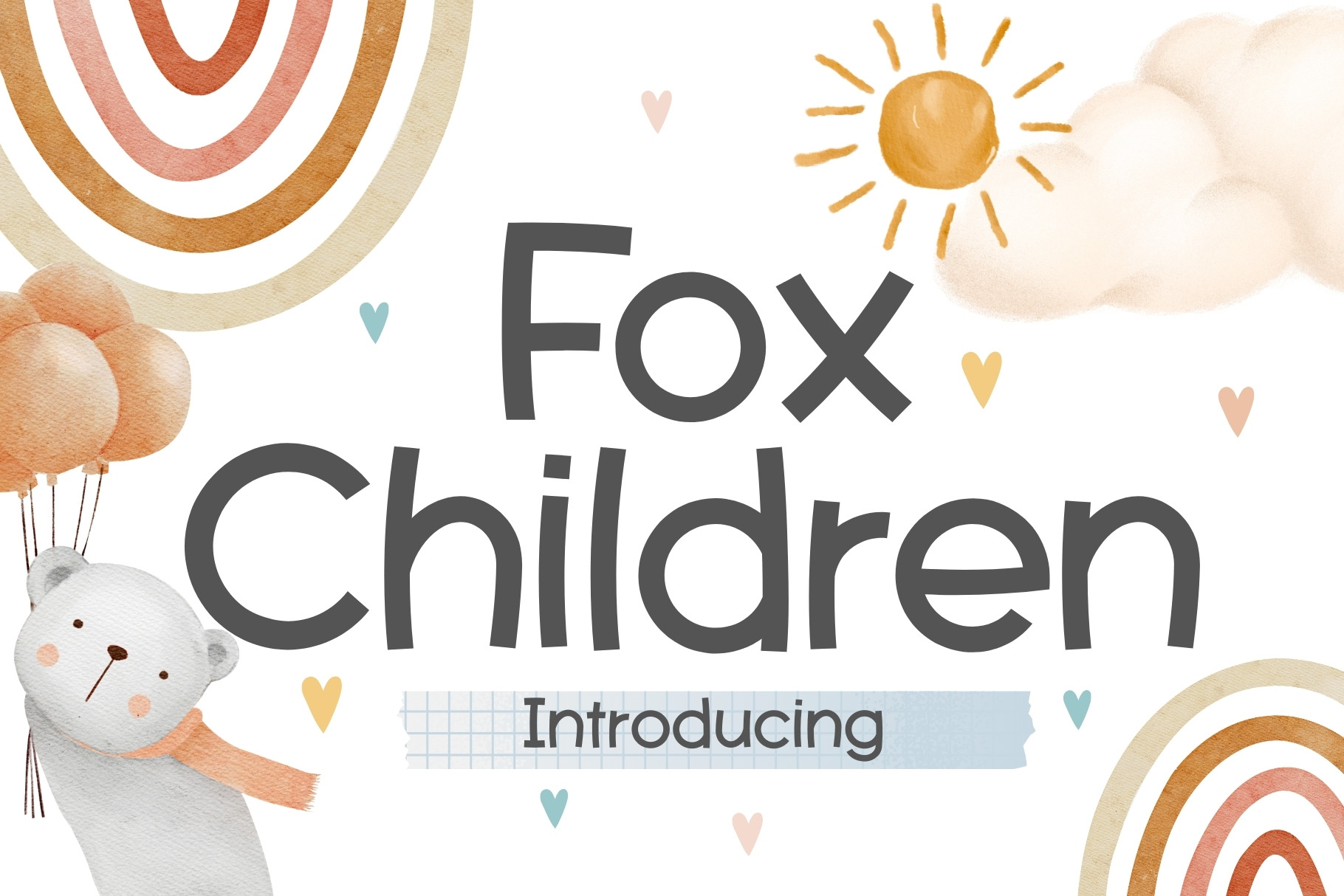 Fox Children Font, a Handwritten Font by Fox7 By Rattana