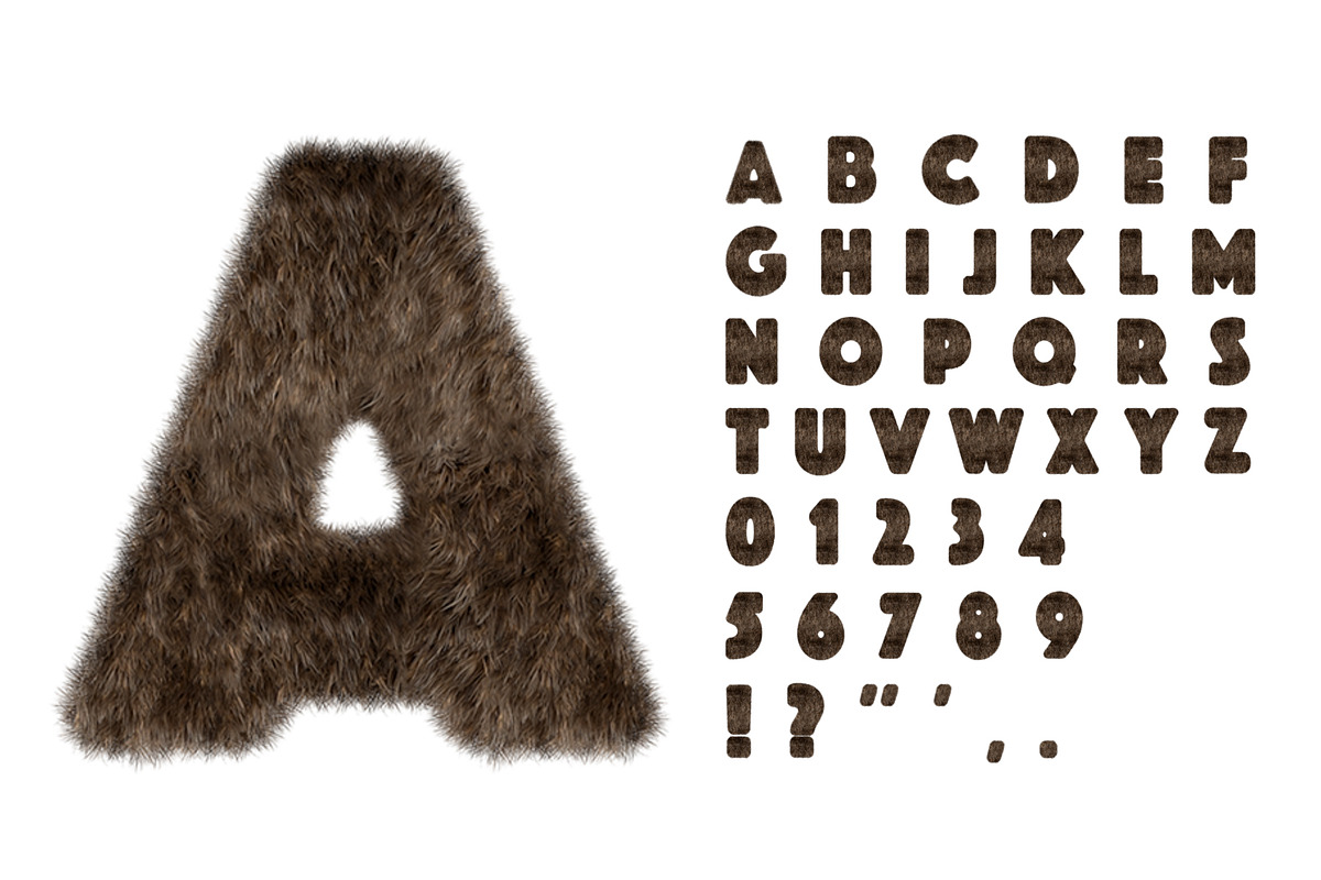 Bear Fur Bitmap Font, a Sans Serif Font by Loudoun Design Co.