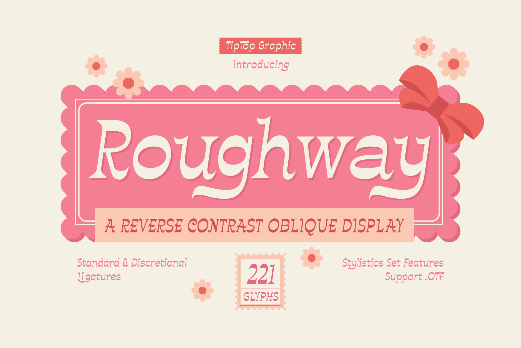 Roughway – Reverse Contrast Oblique, a Serif Font by Tiptop Graphic