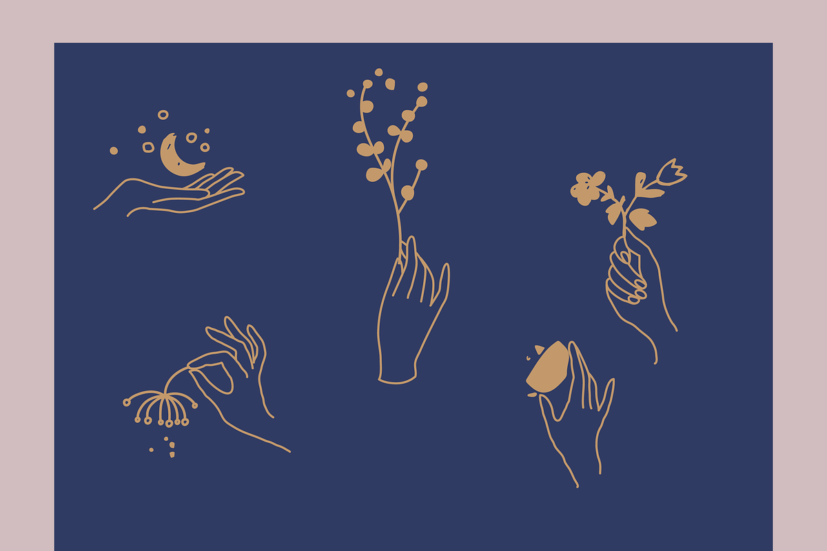 Vector Hands Set, a Graphic by BureauPalette
