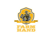 Farm Hand Free Range Produce Logo, a Branding & Logo Template by patrimonio