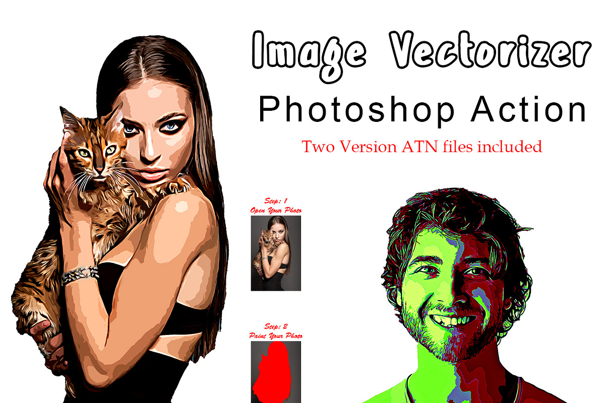 Vector Photoshop Action Bundle, an Action Add-On by Studio Retouch