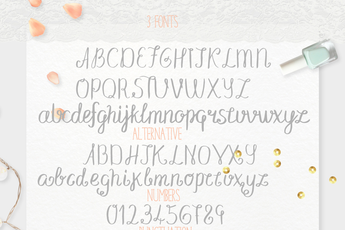 Brush Family [3 Fonts], a Script Font by Julia Dreams