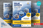 Solar Energy Promotional Canva Flyer