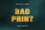 Bad Print Photoshop Effect, a Layer Style Add-On by Design Squad ...