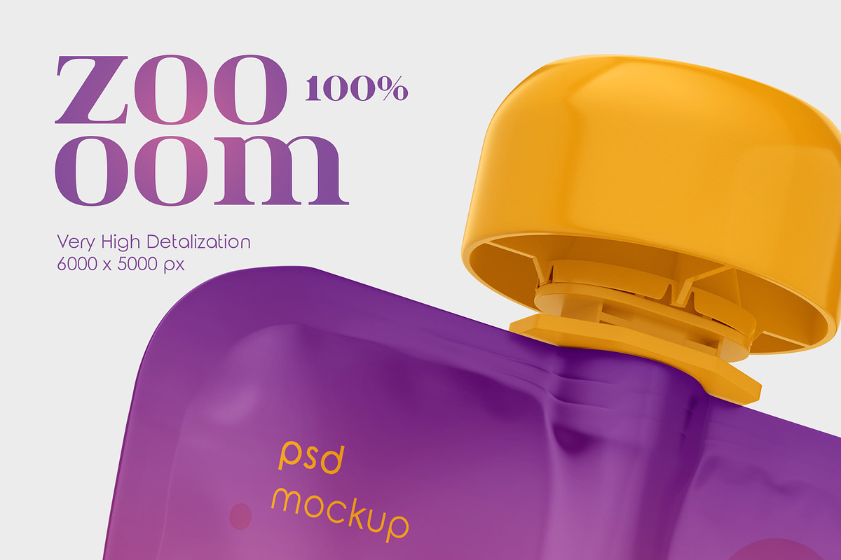 Glossy Doy Pack Mockup Set