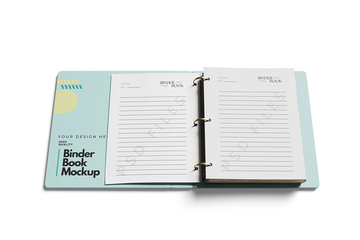 Binder Book Mockup, a Product Mockup by bimockup