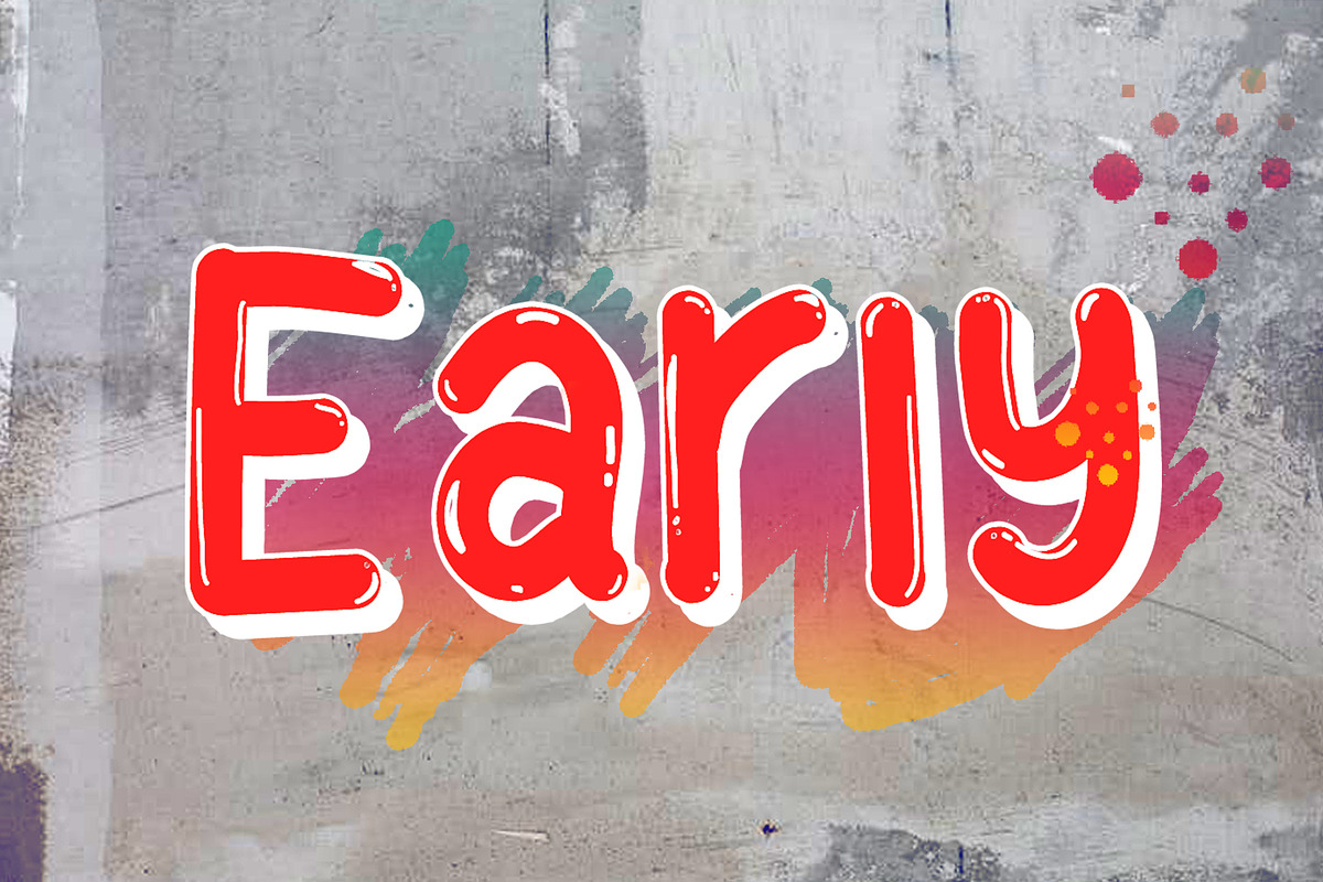 Early - Display Font