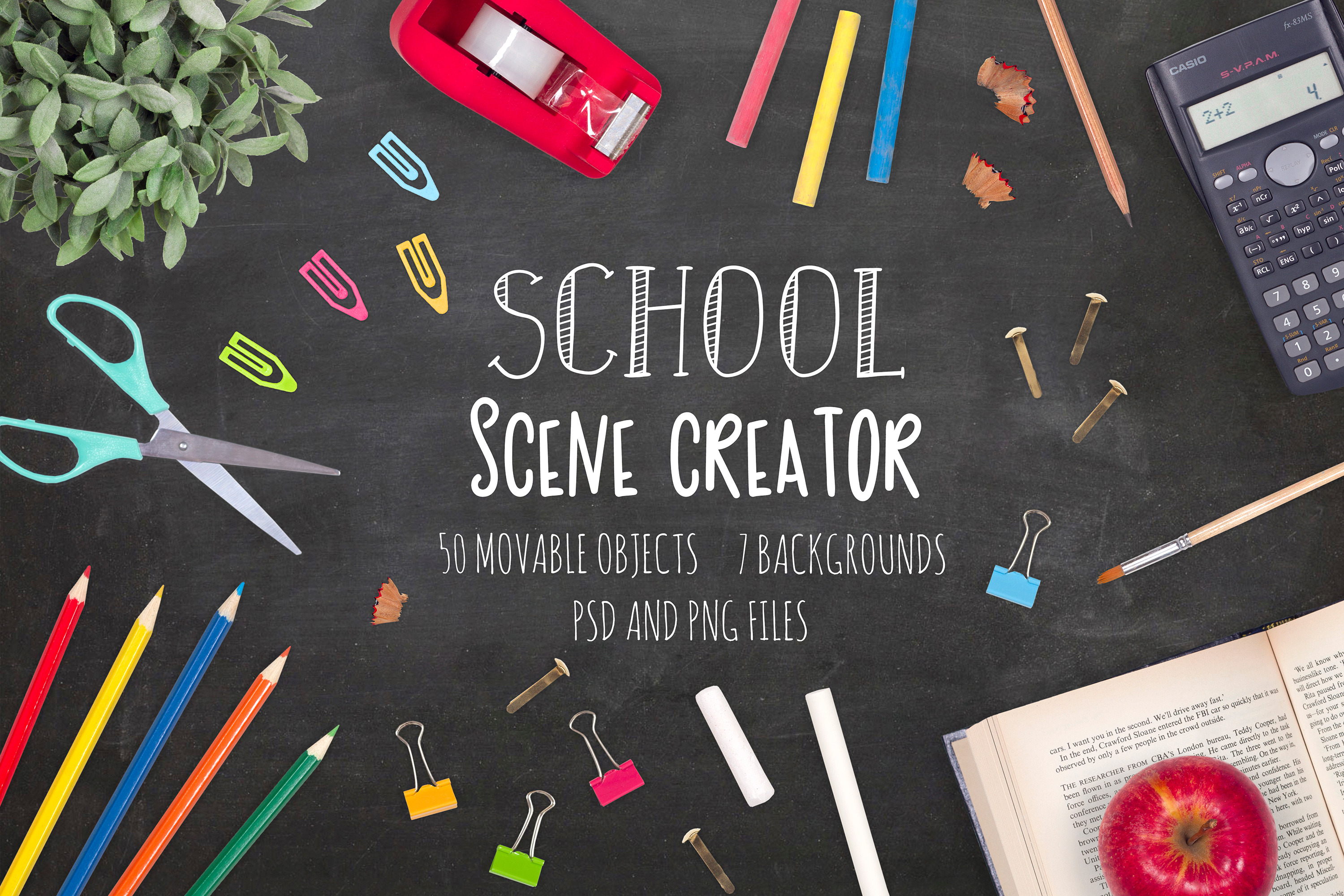 School Scene Creator - Top View, a Product Mockup by Pixomize