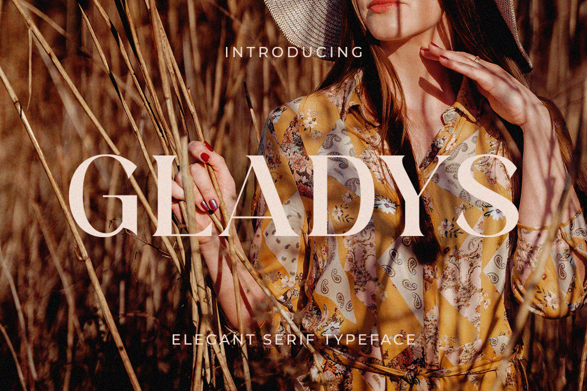 ET Gladys - Elegant Serif Typeface, a Serif Font by Eternity Studio