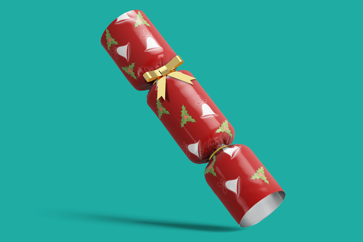 Christmas Cracker Mockup, a Product Mockup by Digitalphaser
