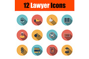 Lawyer Icon Set, an Icon by Pavel Vectors