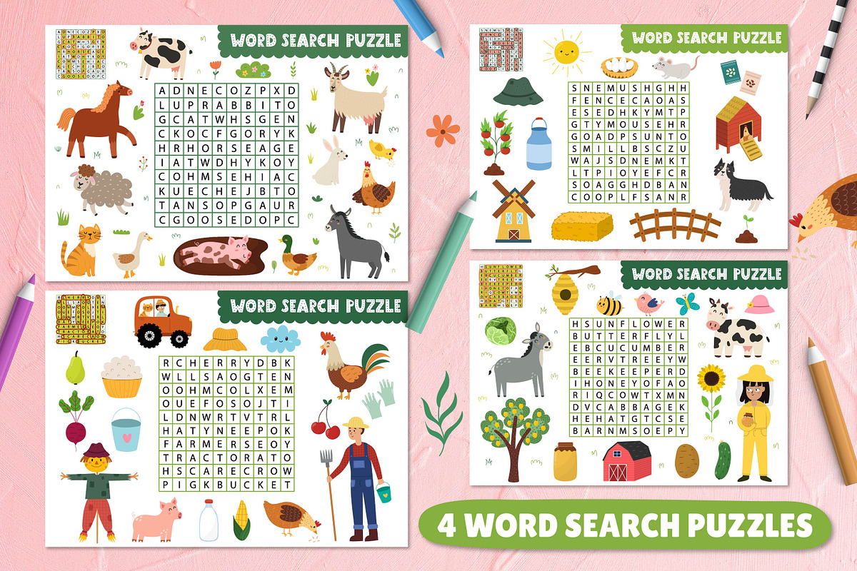 Farm Activity Pages Collection