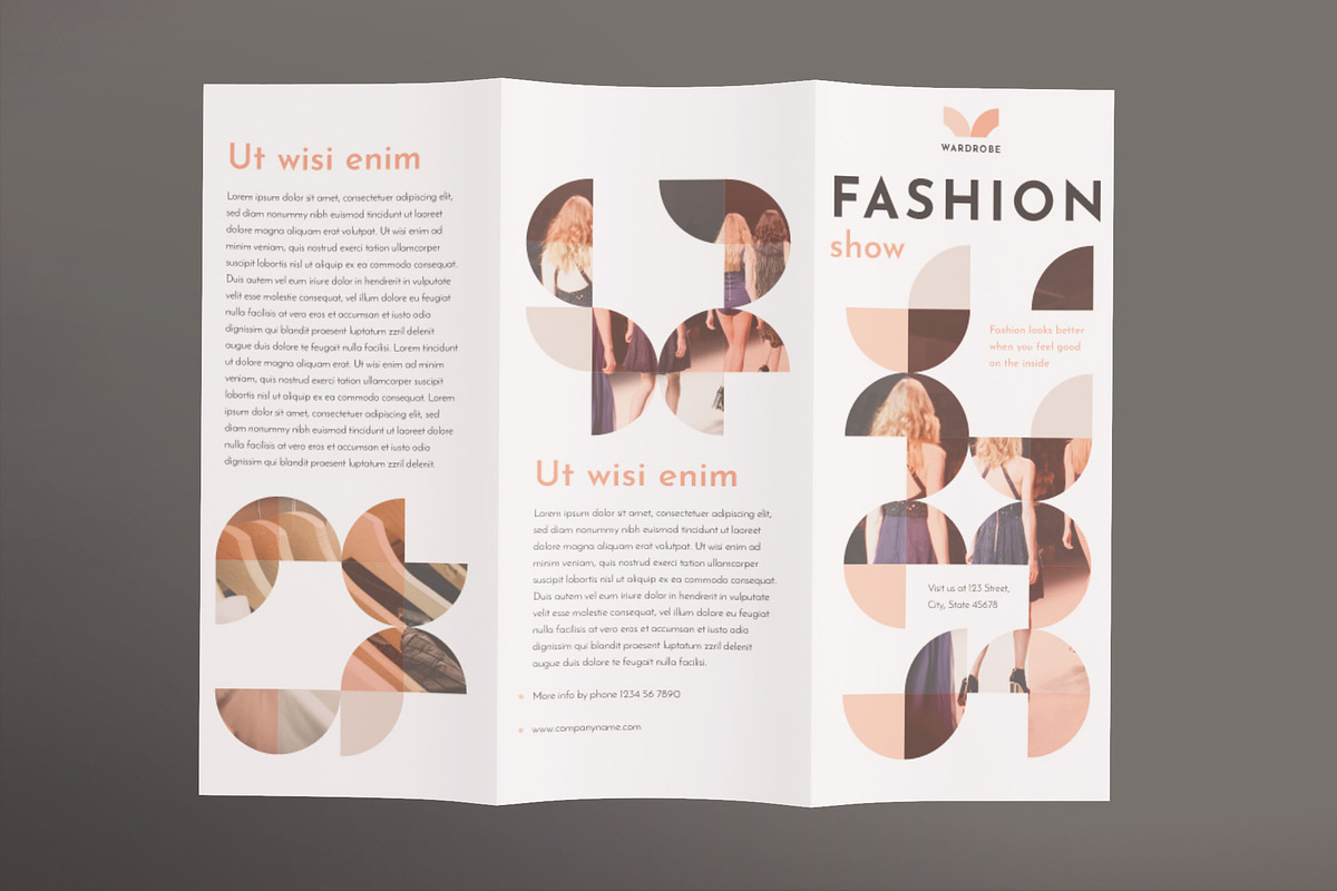 Fashion Shop Brochure Trifold, a Brochure Template by TemplatesNow!