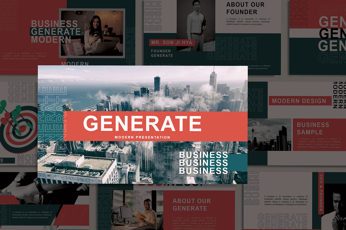 GENERATE-Google Sllide Template, a Presentation Template by TypeMakers