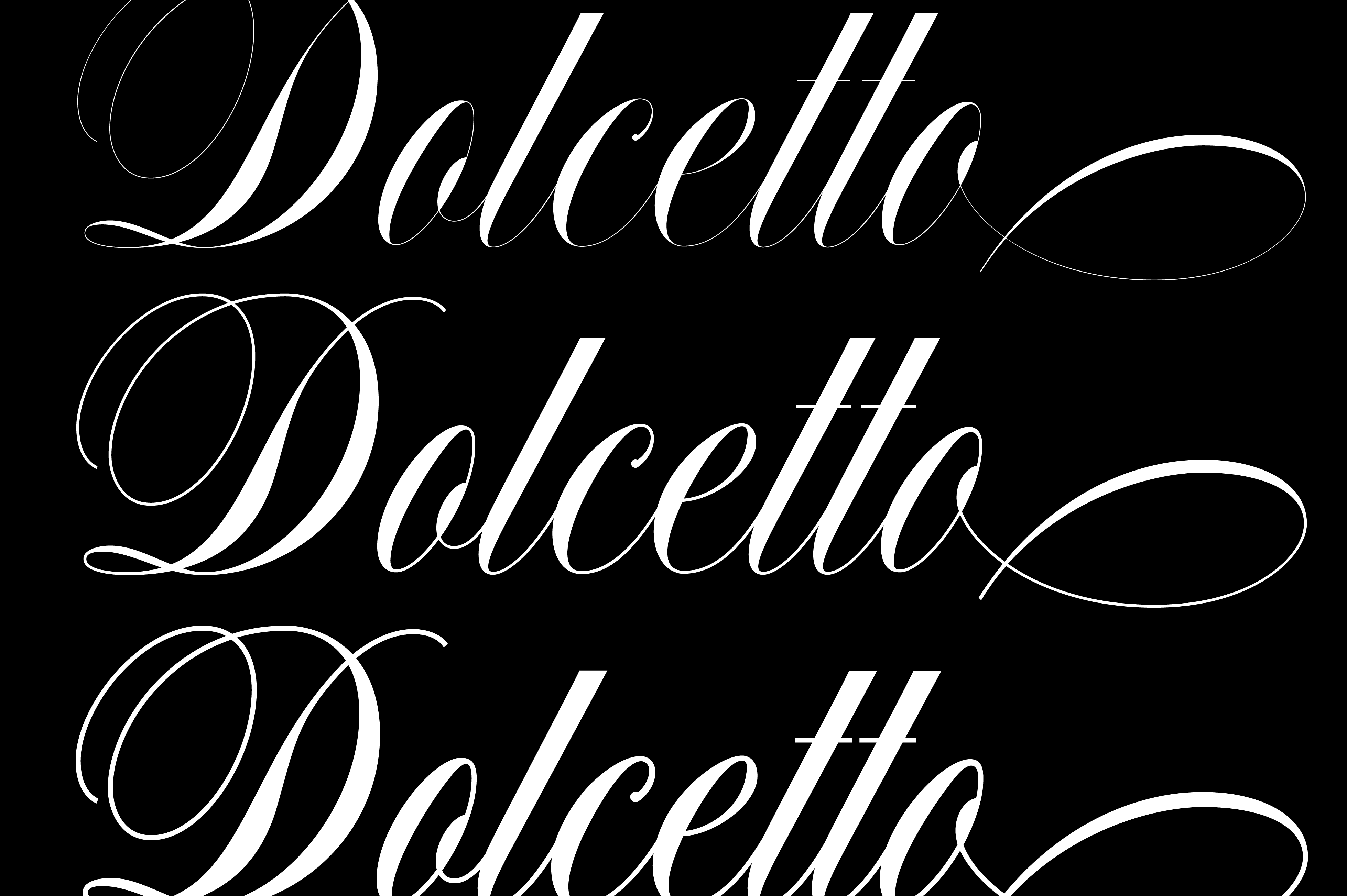 Dolcetto, a Handwritten Font by Drew Melton