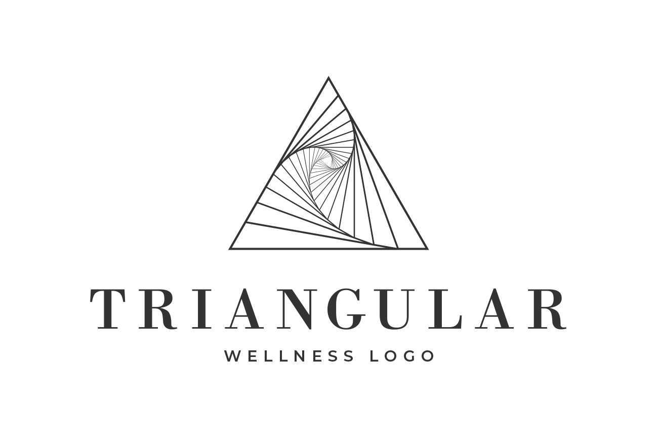 Triangle Logo for Wellness Beauty, a Branding & Logo Template by ...