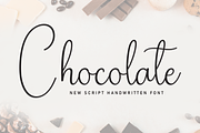 Chocolate | Script Font, a Handwritten Font by Scratchones