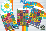 Colorful Memory Game Cards for Kids | Creative Market