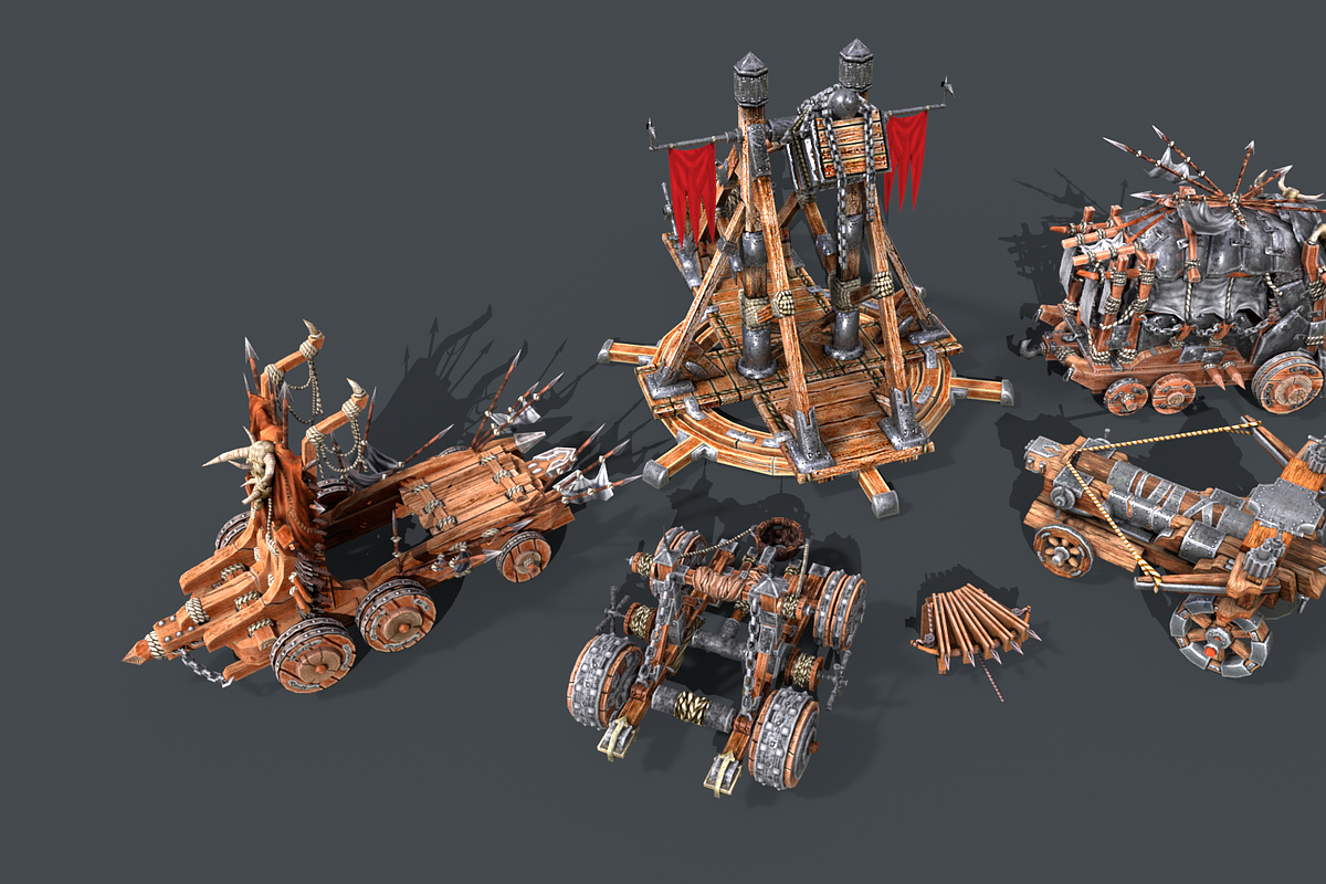 Medieval War Machines, a Cars & Vehicle 3D Model by Beatheart Creative ...