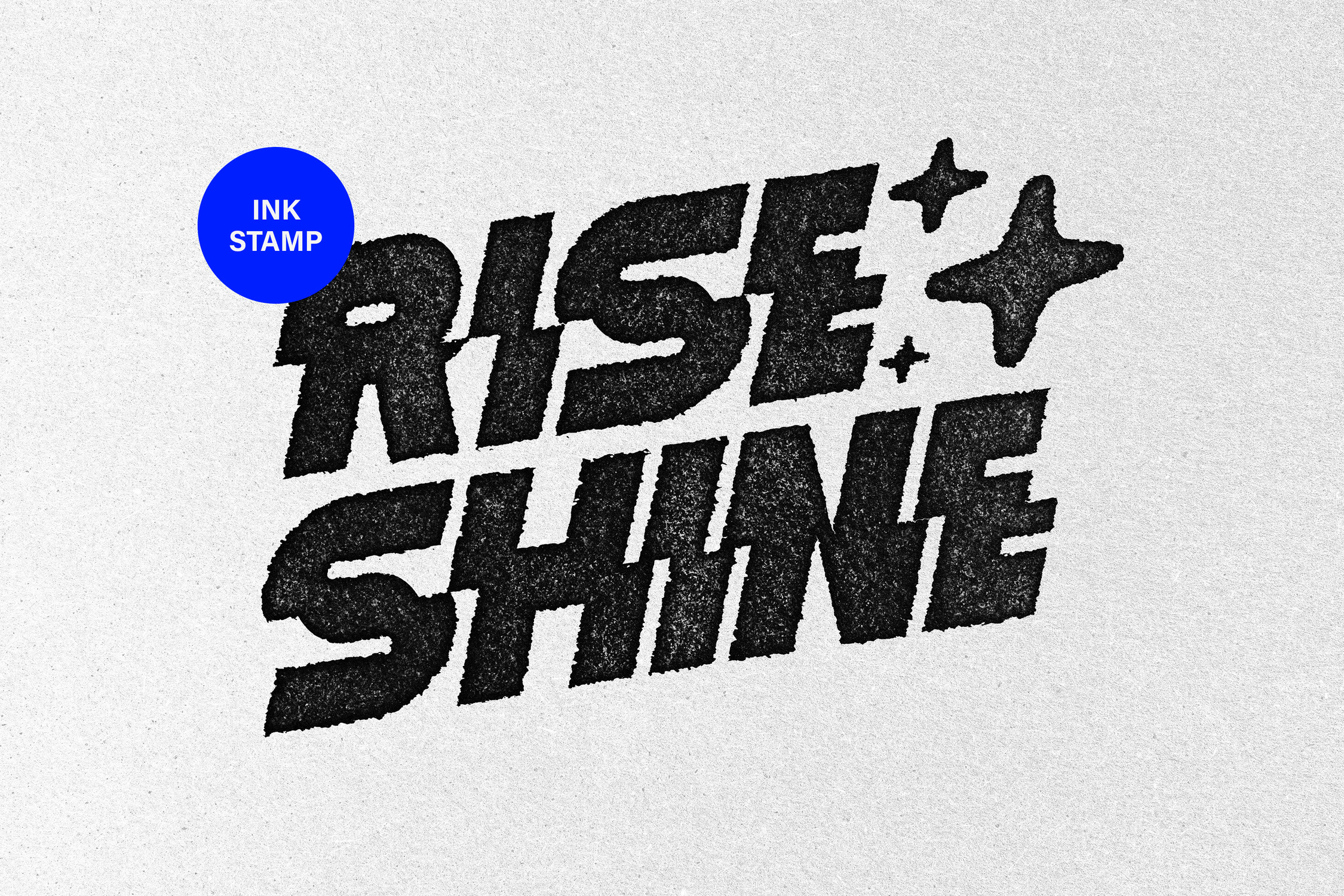 Ink Stamp Text & Logo Effect, a Mockup by Design Squad