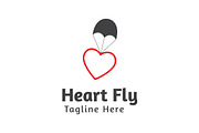 Heart Fly Logo Template, a Branding & Logo Template by Logo20 ...