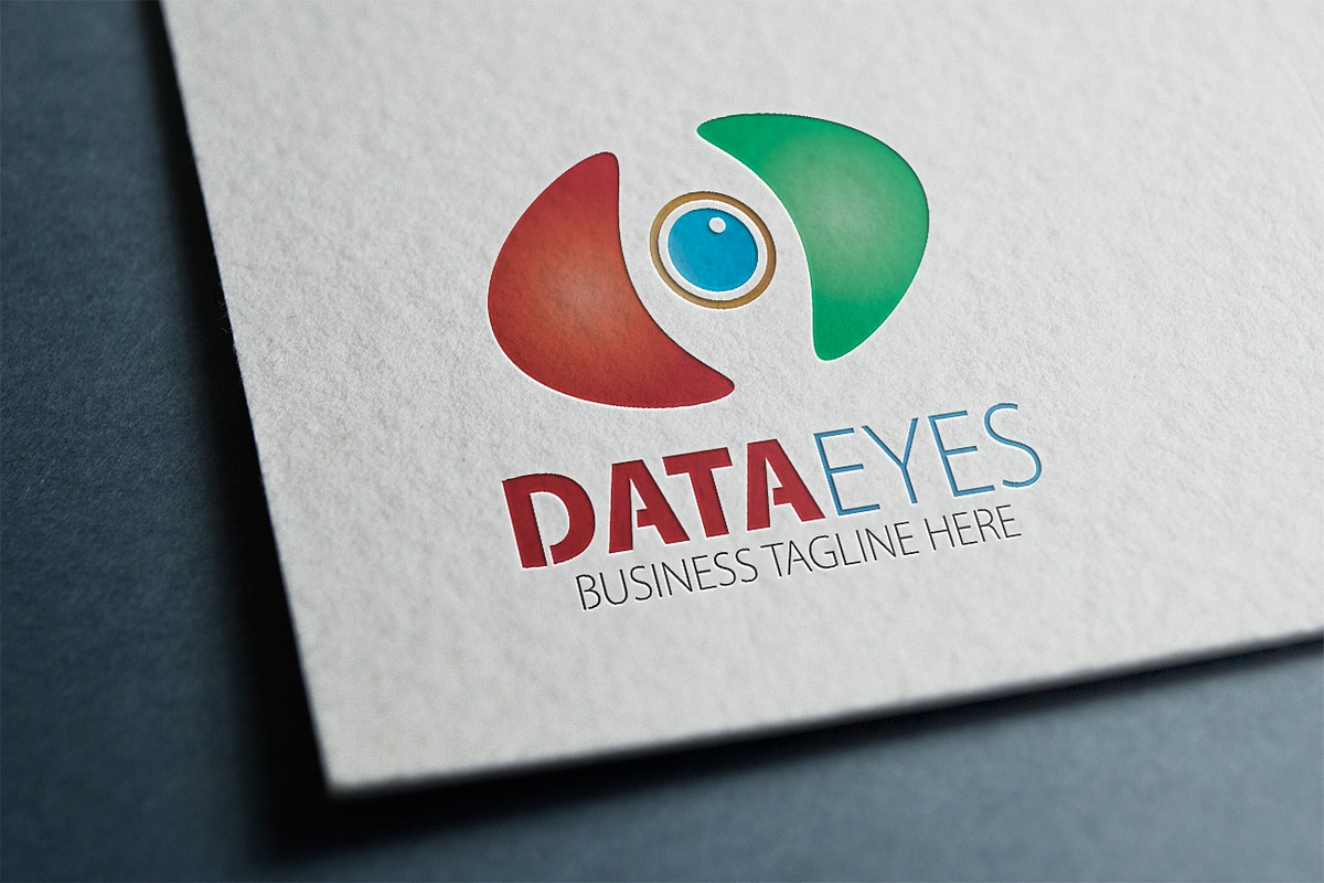 Data Eyes Logo, a Branding & Logo Template by essegraphic