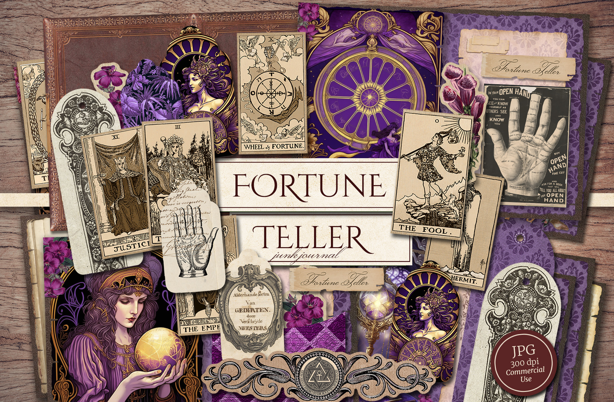 Fortune Teller Scrapbook Kit