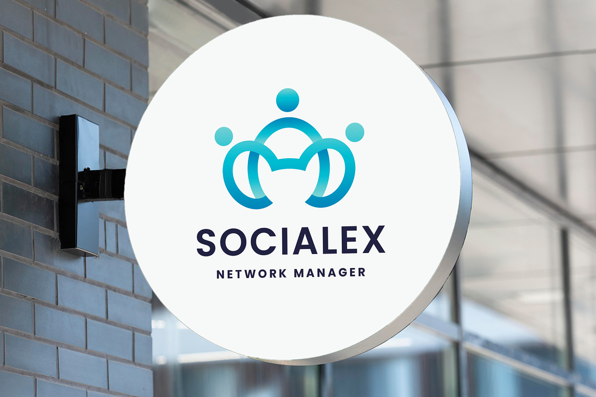 Socialex Network Manager Logo, a Branding & Logo Template by Design ...