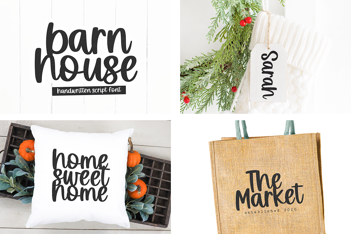 Farmhouse Font Bundle | Part Two, a Script Font by KA Designs