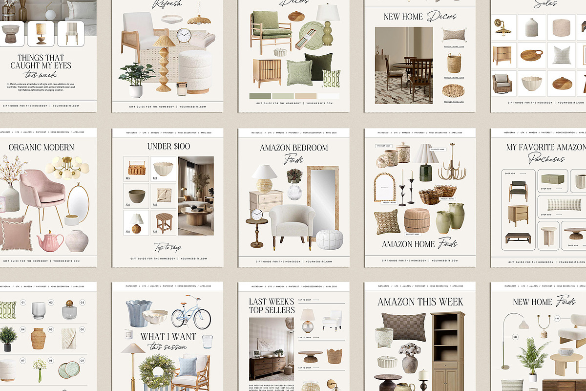 20 Canva LTK Instagram Template | Amare Creative