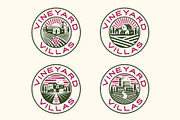 Vineyard Villas Logo, a Branding & Logo Template by Buqancreative