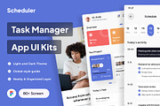 Scheduler - Task Manager App UI Kits, an UI Kit Template by Minialis ...