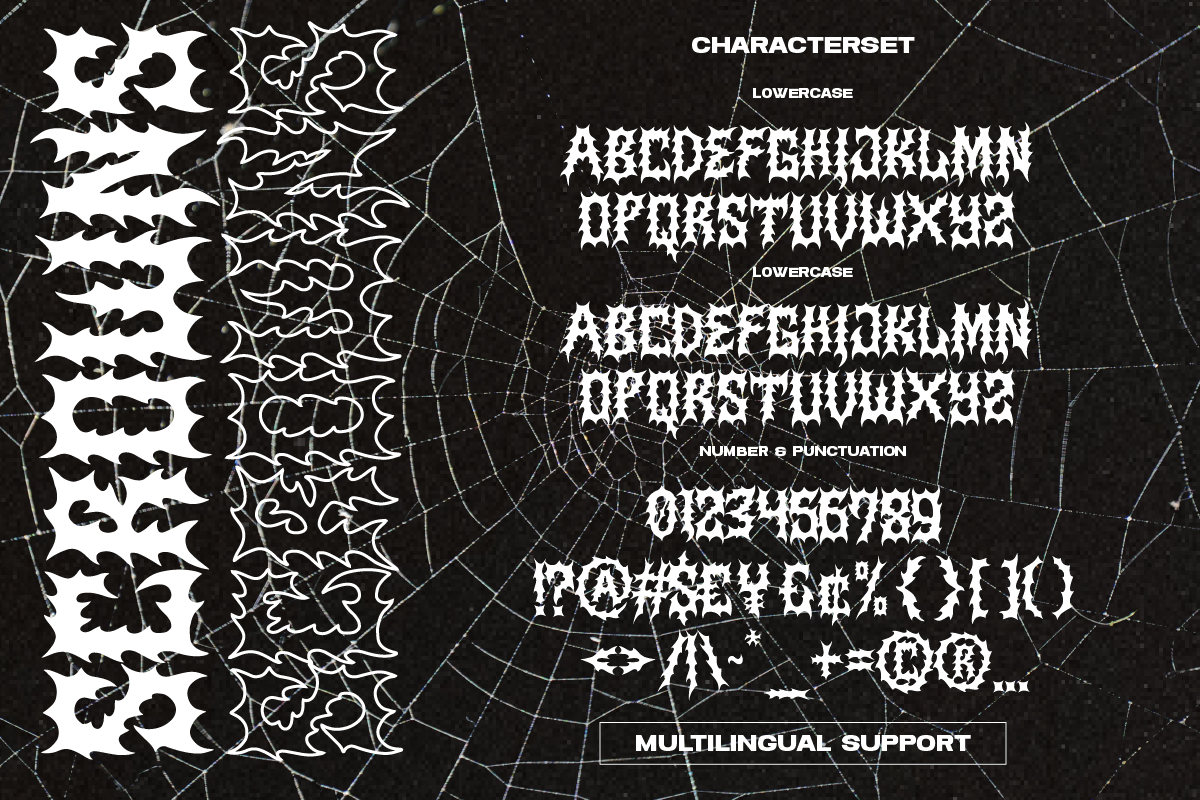 Scrowns Metalhead Font