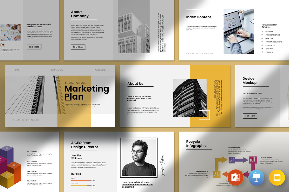 Creative Marketing Plan Presentation, a Presentation Template by ...