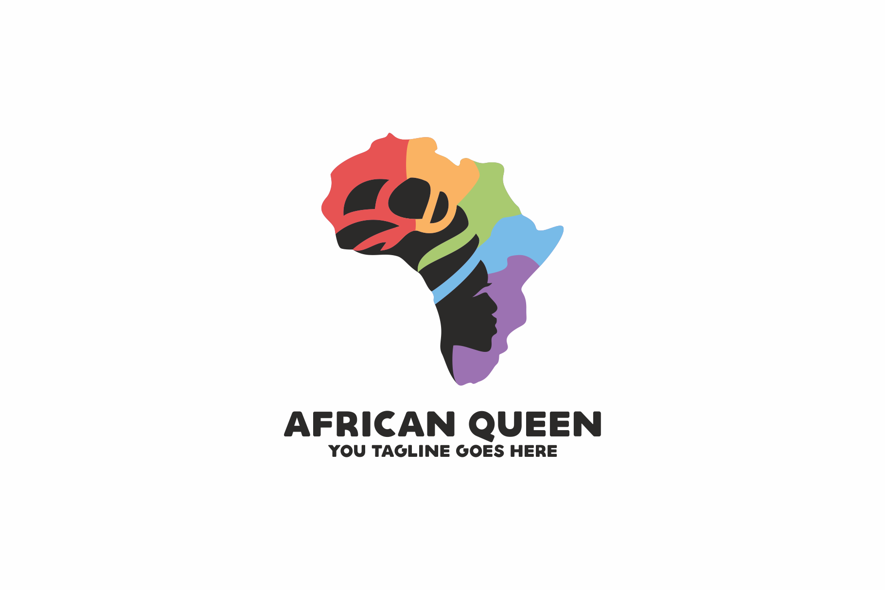 African Queen Logo, a Branding & Logo Template by Brandlogo