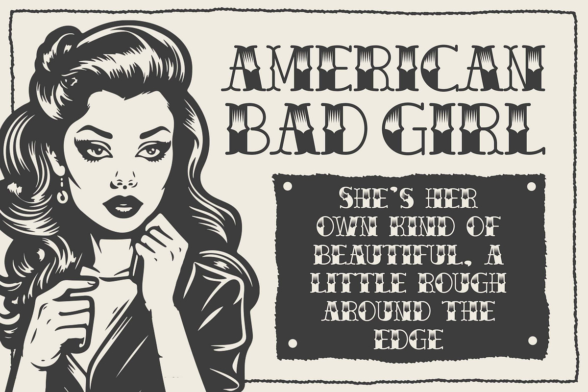 Classic Tattoo Font, a Blackletter Font by Blankids Studio