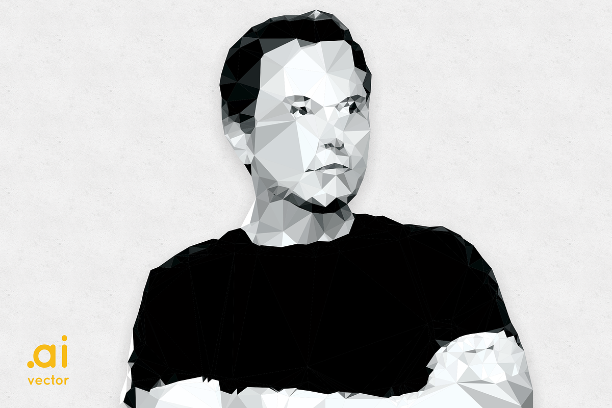 Elon Musk Vector + Poster, an Object Graphic by Seufert