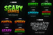 Set of Horror Text Effect Vol 2