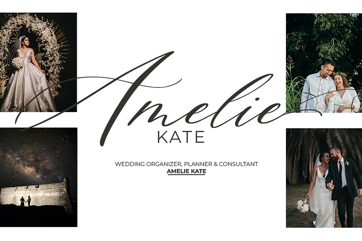 Amora Calligraphy Font, a Script Font by Analogous